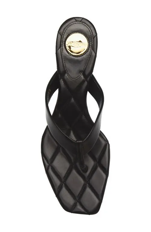 Saint Laurent Plexiglas Cassandre Heel Flip Flop