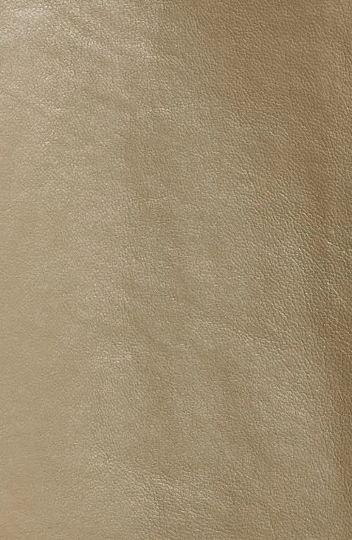 Bernardo Recycled Leather Jacket - Muted Khaki