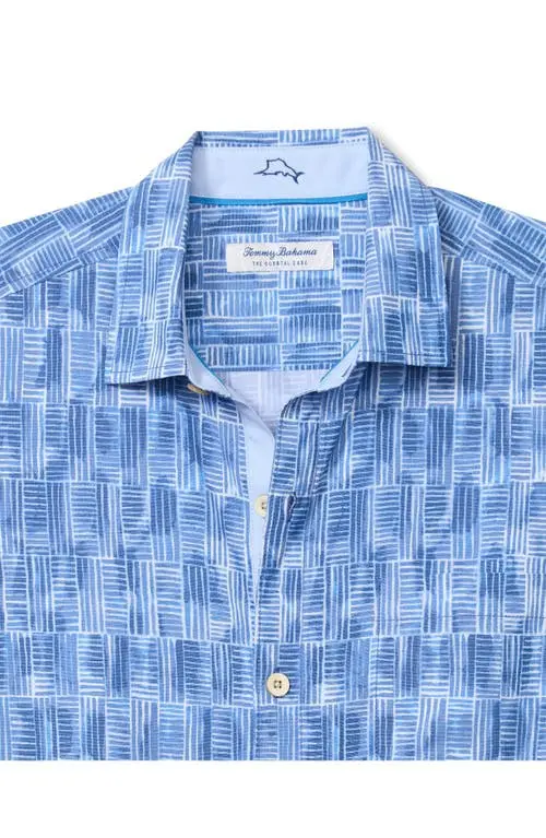 Tommy Bahama Coastal Ease Geo Fades Button-up Shirt