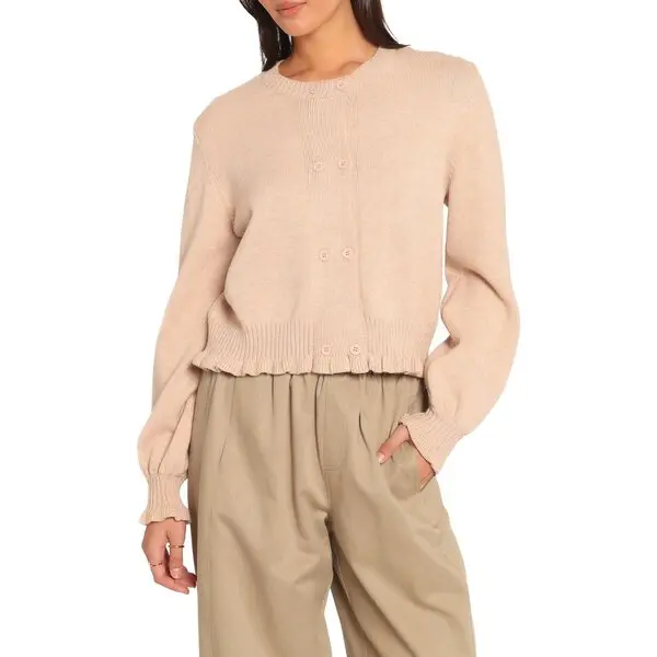 PETAL & PUP Marjorie Frill Cardigan