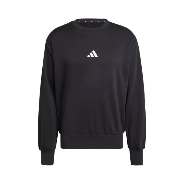 Adidas Essentials Feelcozy Fleece Sweatshirt / White