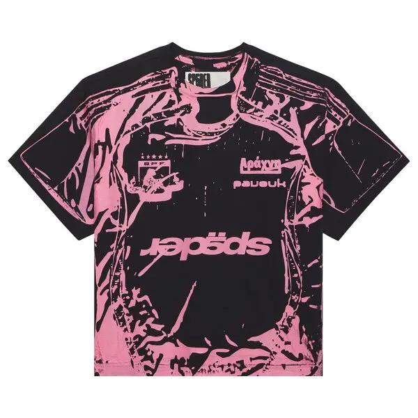 SP5DER Graphic Print Jersey T-shirt