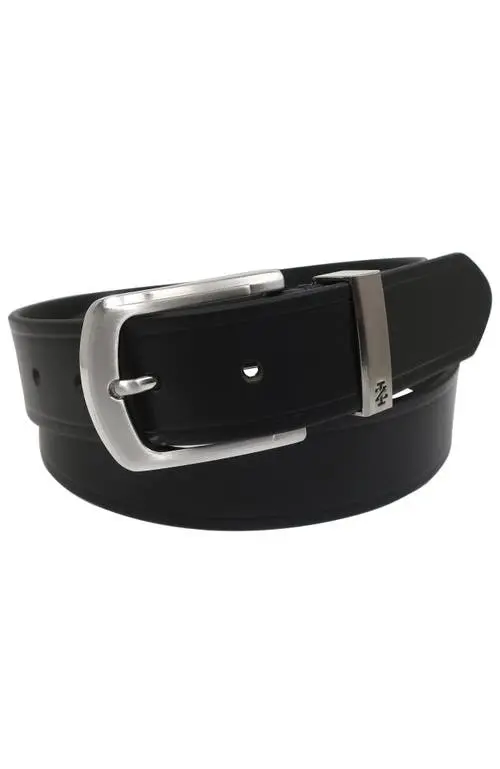 IZOD Leather Jean Belt With Metal Keeper