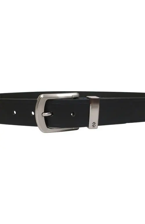 IZOD Leather Jean Belt With Metal Keeper