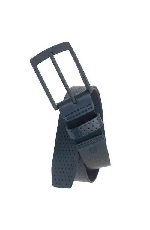 IZOD Comfort Stretch Perforated Leather Golf Belt - Navy