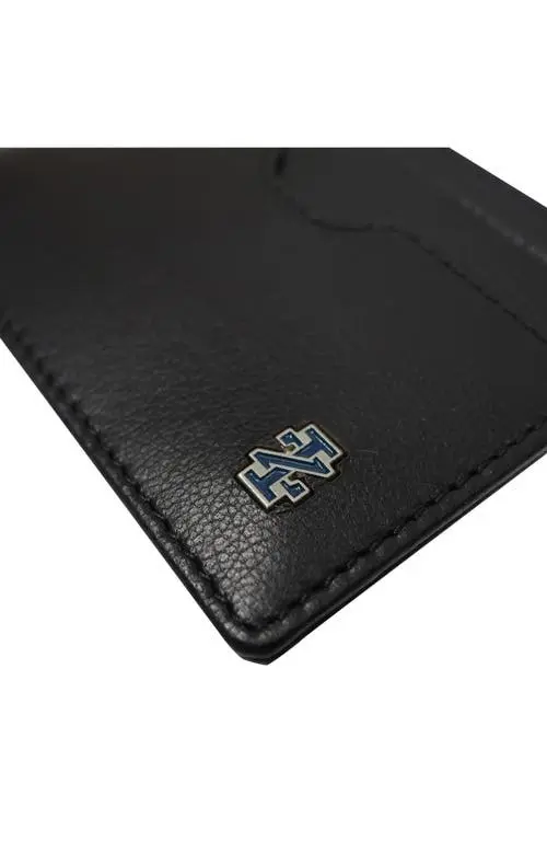 IZOD Genuine Leather Id Wallet With Epoxy Logo