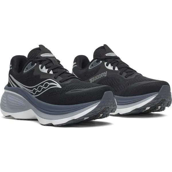 Saucony Hurricane 26 Running Shoes - Black/silver