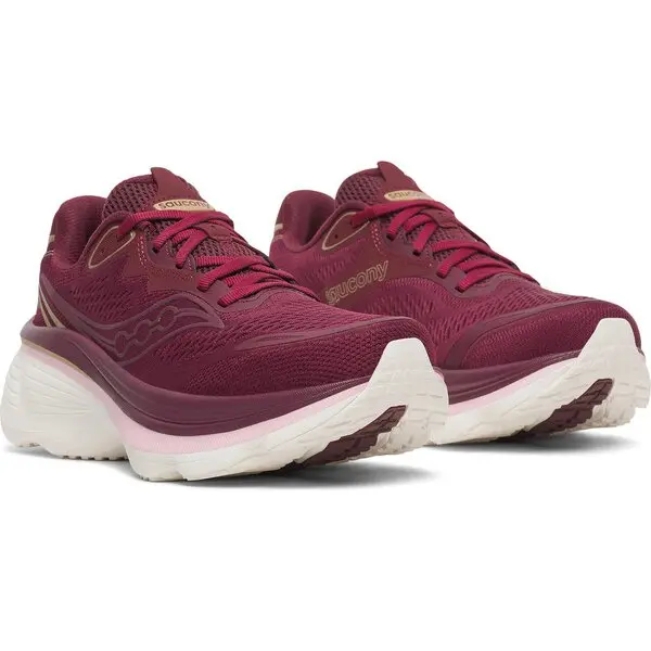 Saucony Hurricane 26 Running Shoes - Maroon/silk