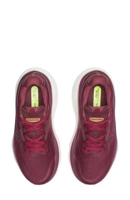 Saucony Hurricane 26 Running Shoes - Maroon/silk