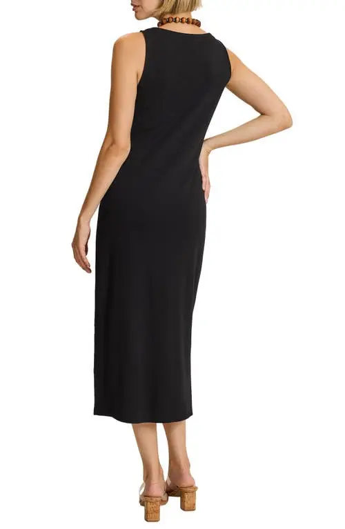 Tommy Bahama Darcy Ottoman Midi Dress - Black