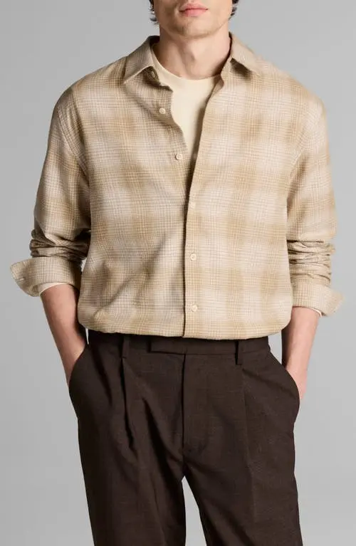 Vince Ballow Plaid Long Sleeve Button-up Shirt