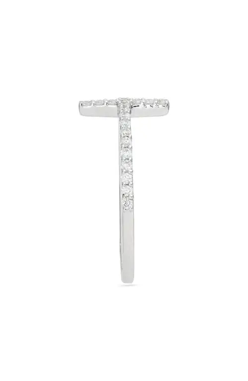 Meira T 14k Diamond Cross Ring