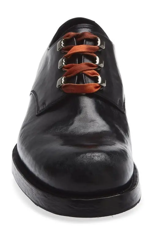 Prada Vitello Hammer 2 Plain Toe Derby