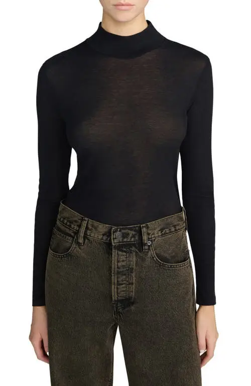 FRAME The Shadow Turtleneck Top