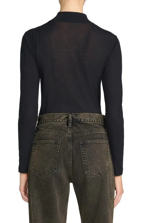 FRAME The Shadow Turtleneck Top