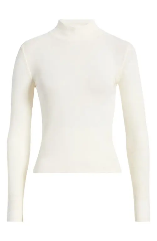 FRAME The Shadow" Turtleneck Top - Cream