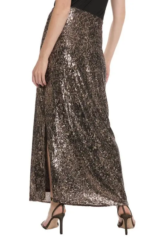 Maggy London Sequin Maxi Skirt
