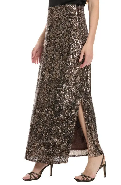 Maggy London Sequin Maxi Skirt