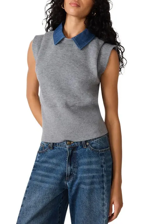 Steve Madden Kelson Cap Sleeve Sweater
