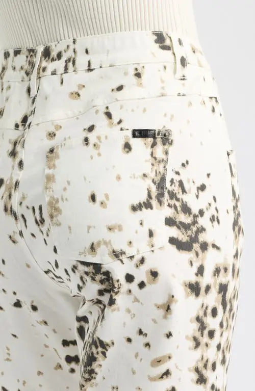 Hue Pony Print Straight Leg Denim Leggings