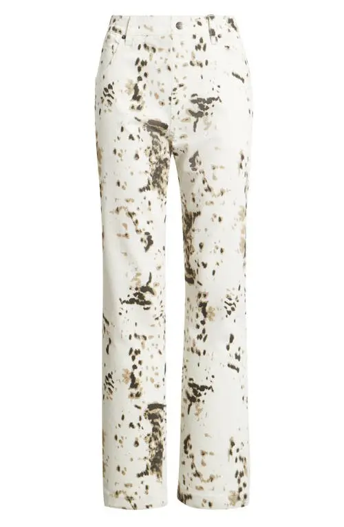 Hue Pony Print Straight Leg Denim Leggings