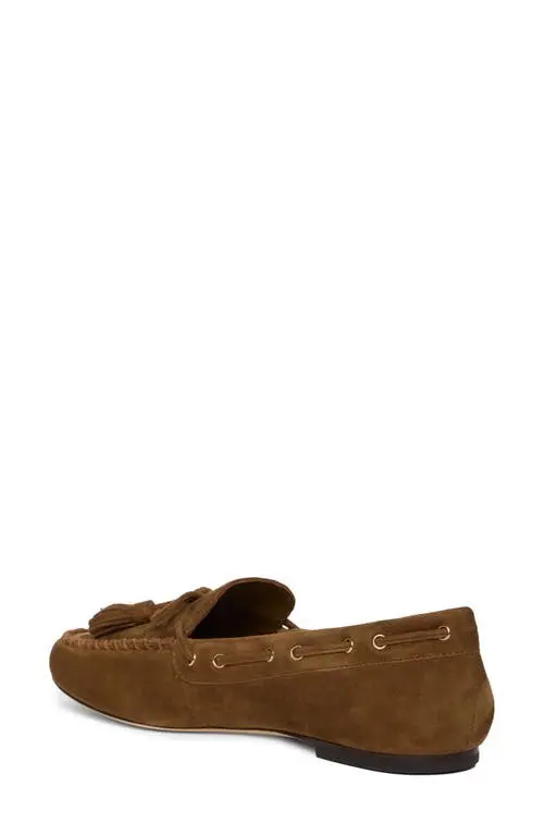 Paige Ezra Tassel Loafer - Chestnut