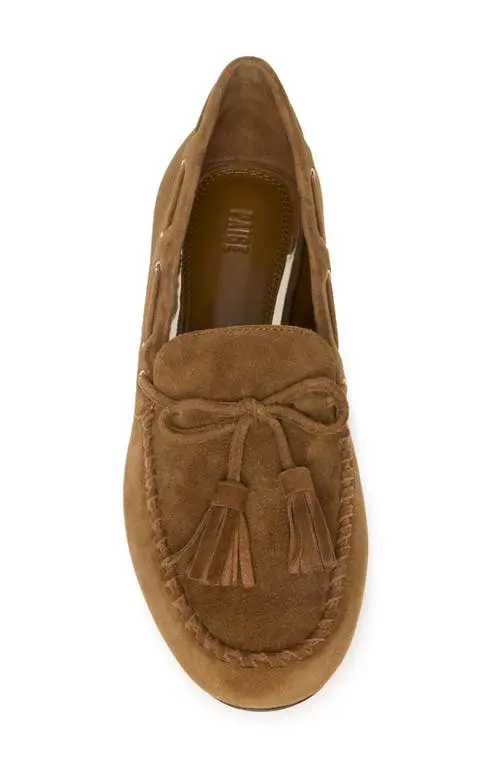 Paige Ezra Tassel Loafer - Chestnut
