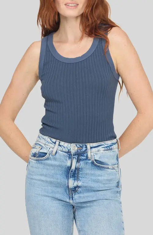 PROJECT SOCIAL T Cooper Rib Tank - Deep Indigo