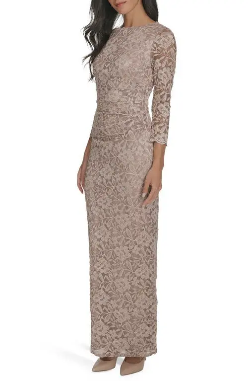 JESSICA HOWARD Lace Column Gown