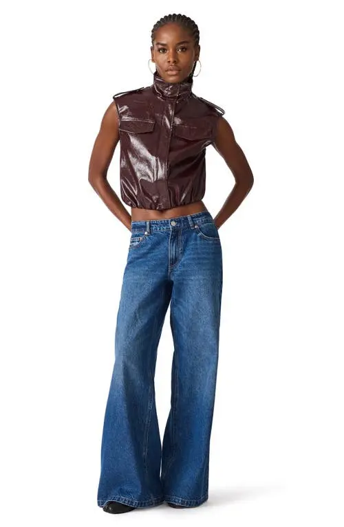 Steve Madden Luxie Faux Leather Vest