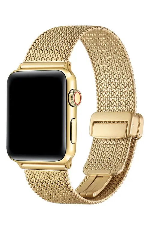 POSH TECH Stainless Steel Mesh Apple Watch® Watchband - Gold