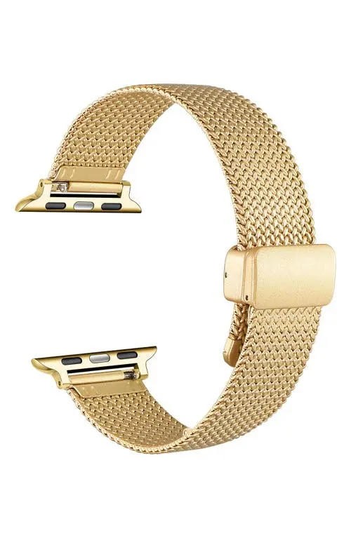 POSH TECH Stainless Steel Mesh Apple Watch® Watchband - Gold