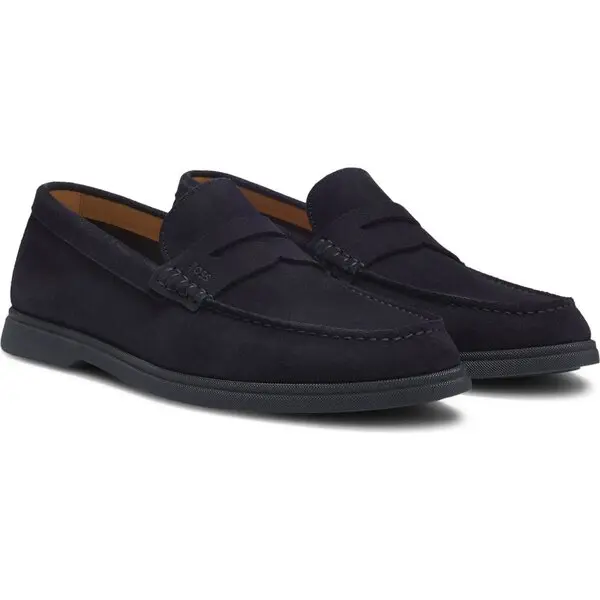 BOSS Sienne Penny Loafer - Dark Blue