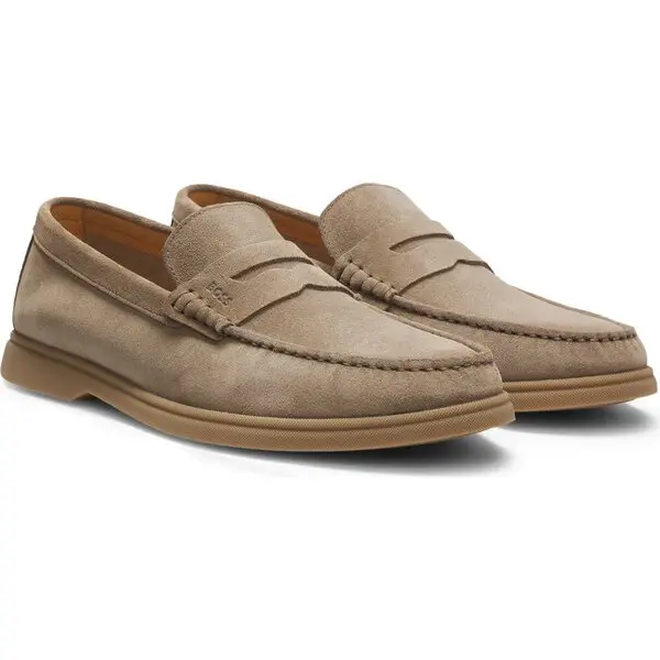 BOSS Sienne Penny Loafer - Medium Beige