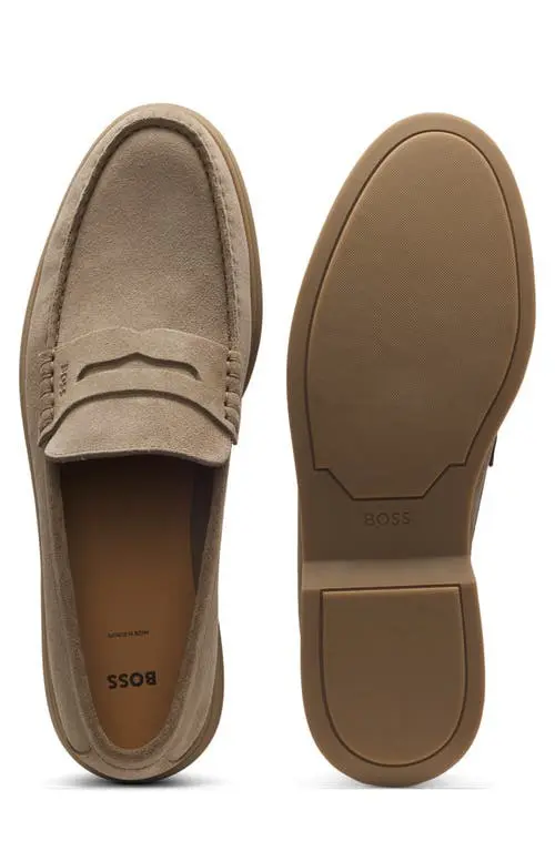 BOSS Sienne Penny Loafer - Medium Beige