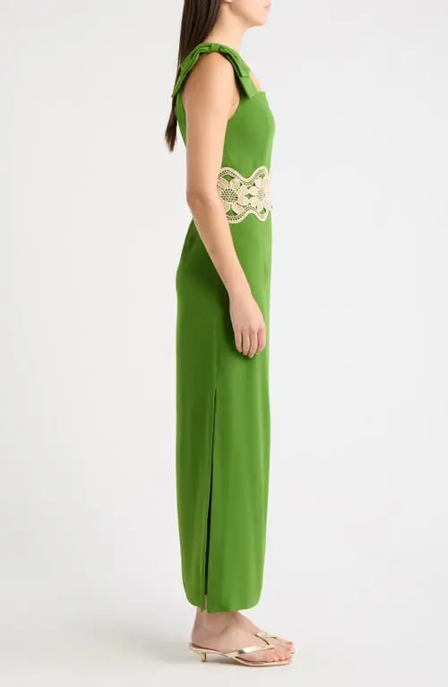 Lilly Pulitzer® Gracelin Lace Trim Column Dress - Oregano