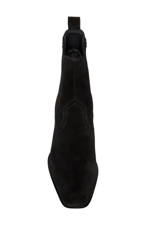 Paige Greta Leather Bootie - Black