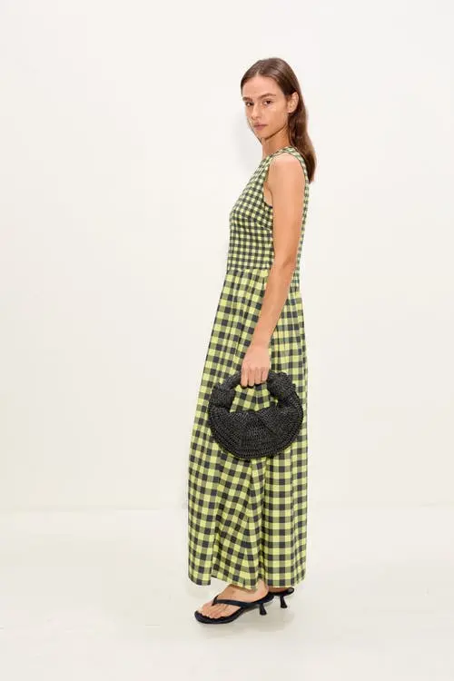 SIMONMILLER Laurel Poplin Midi Dress