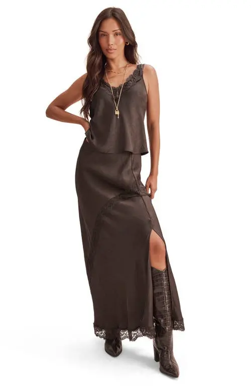 Splendid Penelope Lace Maxi Skirt