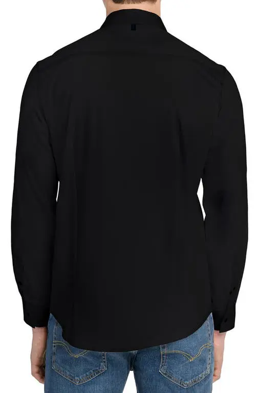 W.R.K Hudson Reworked Slim Fit Solid Cotton Button-up Shirt
