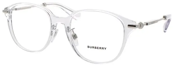 Burberry Eyeglasses 52-19-140 Metal & Plastic Frame With Case