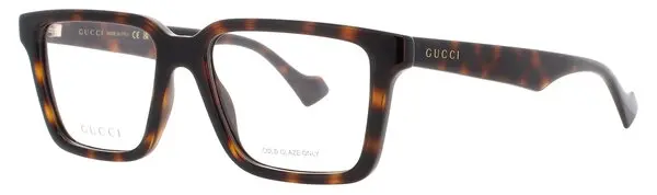 Gucci Acetate Eyeglasses With Tortoiseshell Pattern - In Description
