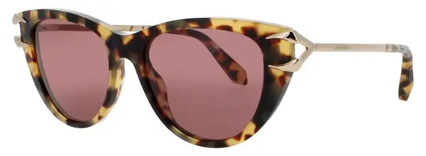Roberto Cavalli Cat Eye Sunglasses With Acetate And Metal Frame - In Description