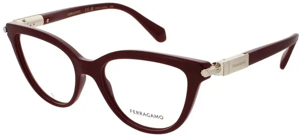 FERRAGAMO Sf2974 52 Demo Plastic Eyeglasses With Case