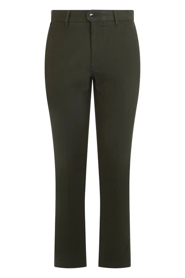 SLOWEAR Straight Cotton Stretch Trousers