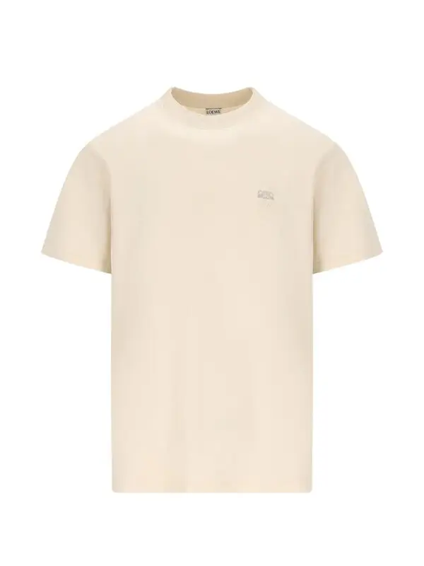 Loewe Regular Fit T-shirt - Beige
