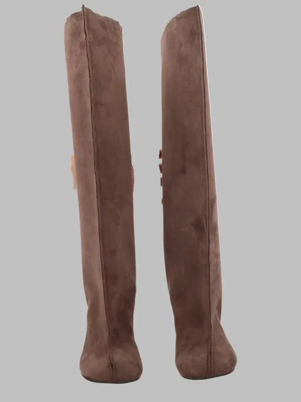 MAISON MARGIELA Suede Tall Boots