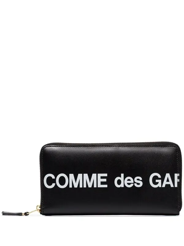 Comme Des Garçons Huge Logo Leather Wallet