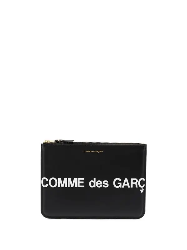 Comme Des Garçons Huge Logo Leather Wallet