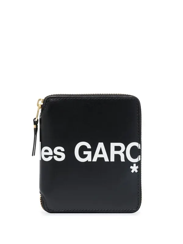 Comme Des Garçons Huge Logo Leather Wallet
